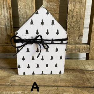 Mini Wooden House Sign - Rae Dunn Inspired Home Sign - Farmhouse Sign ...