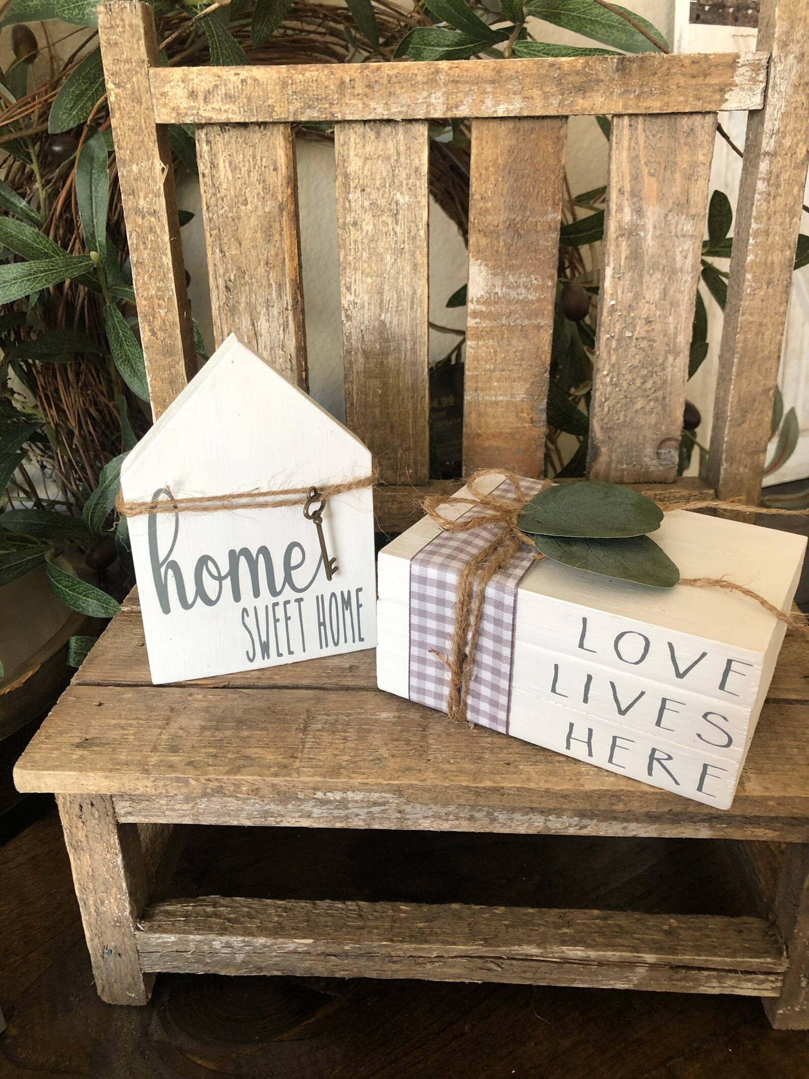 Family Decor Bundle Tiered Tray Decor Rae Dunn Inspired - Etsy