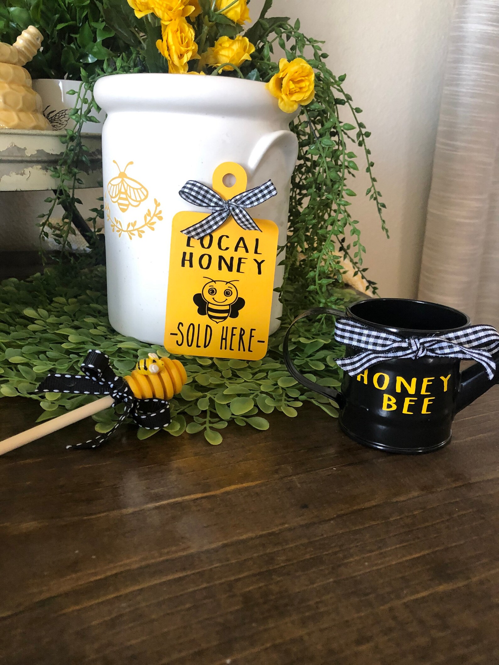 Bee Decor Bundle Tiered Tray Decor Rae Dunn Inspired - Etsy