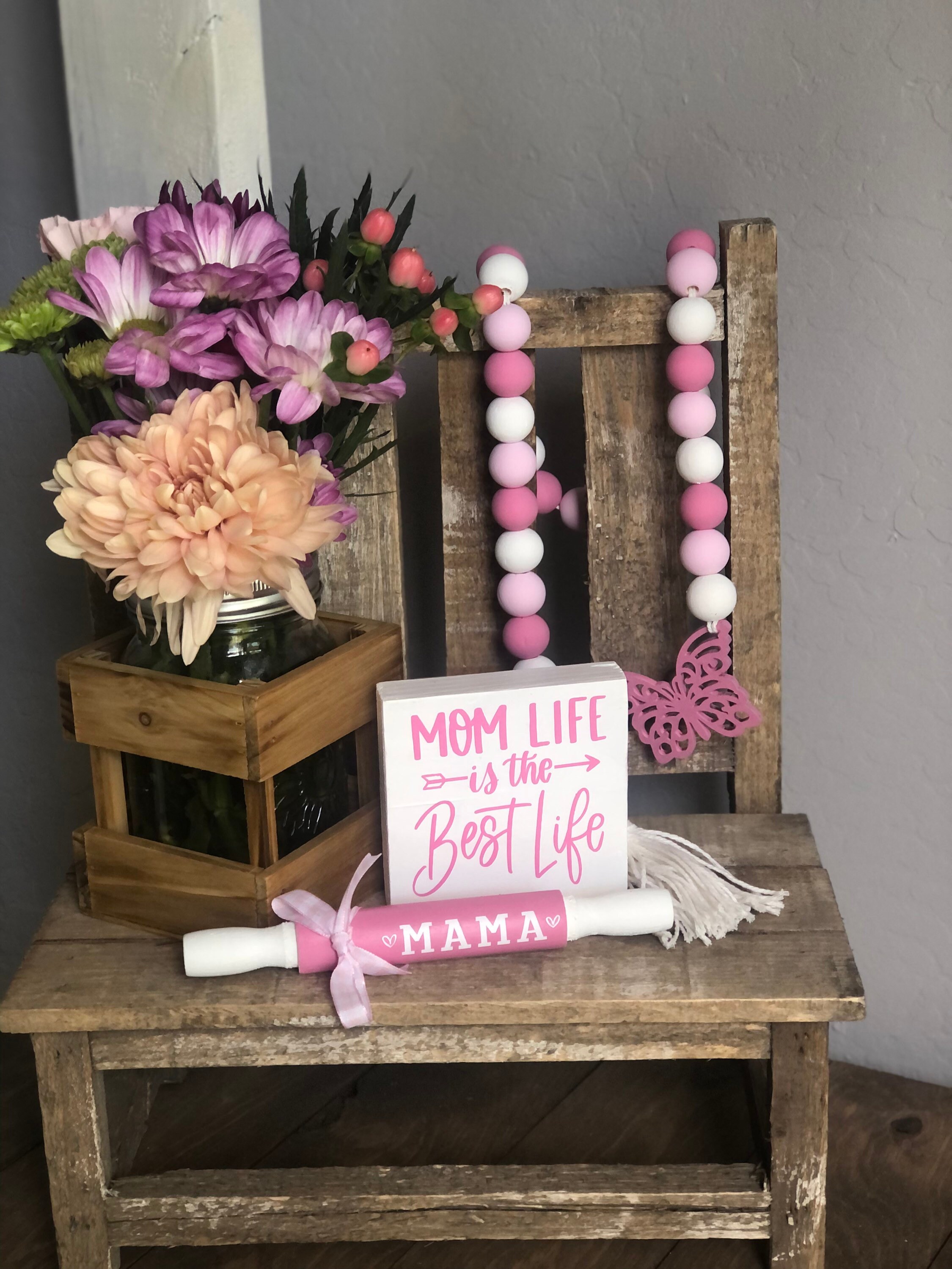 Mothers Day Decor Bundle Mothers Day Set of 3 Spring - Etsy