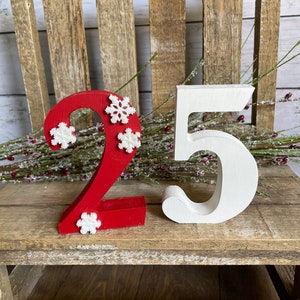 Christmas Wood Tiered Tray Decor - Etsy