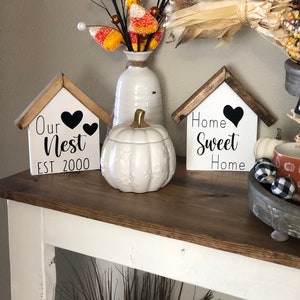 Wooden House Sign - Rae Dunn Inspired Home Sign - Farmhouse Sign - Etsy
