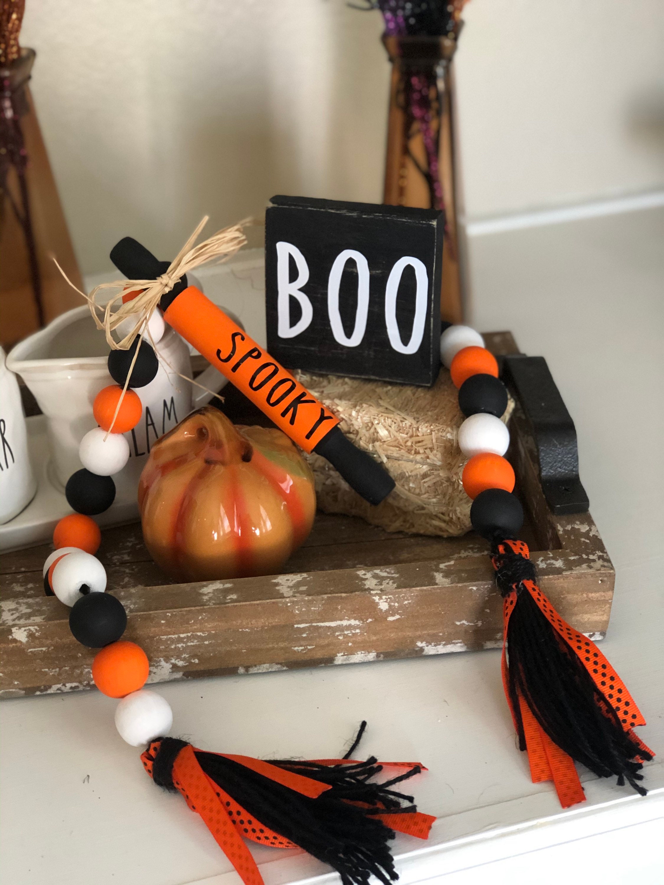 SPOOKY Halloween Tier Tray Set - Etsy