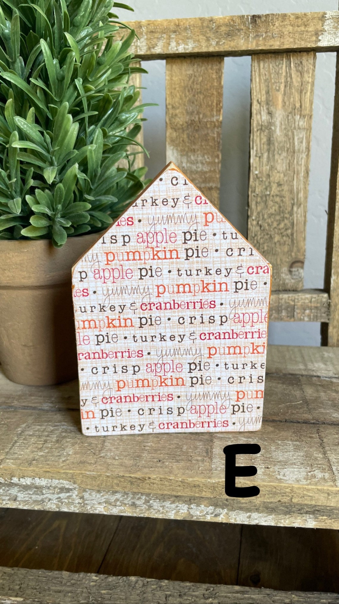 Mini Wooden House Sign Rae Dunn Inspired Home Sign - Etsy