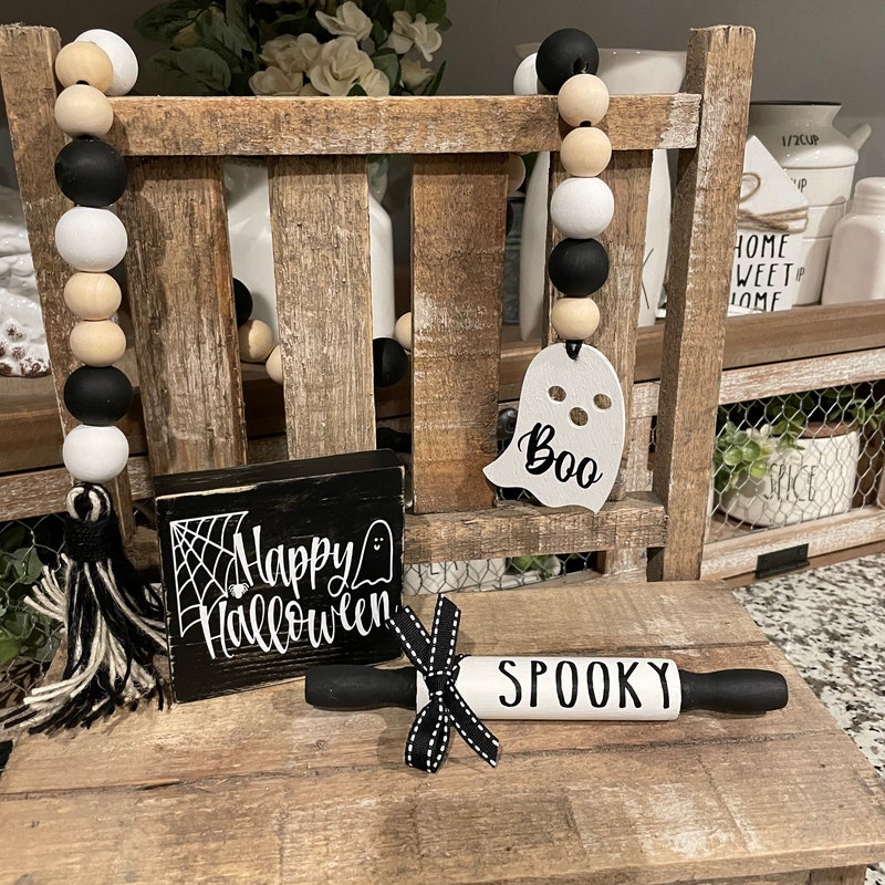 Halloween Wood Decor - Etsy