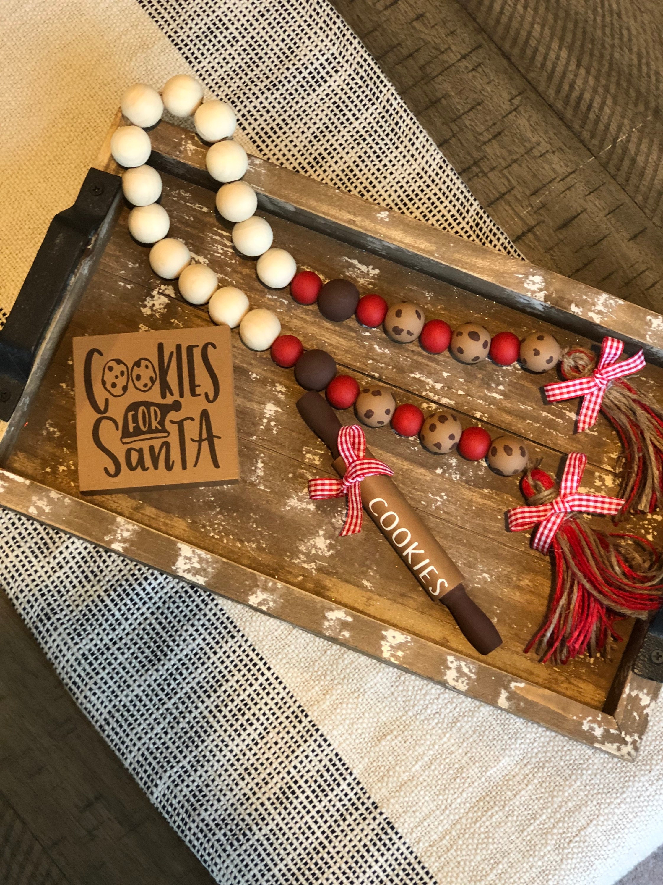 Cookies for Santa Decor Bundle Set of 3 Christmas Tiered - Etsy