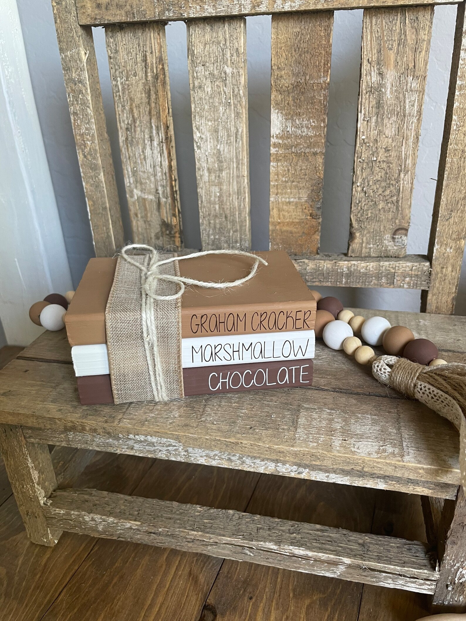 S’more Decor Bundle, Tiered Tray Decor, Rae Dunn Inspired, Camping ...