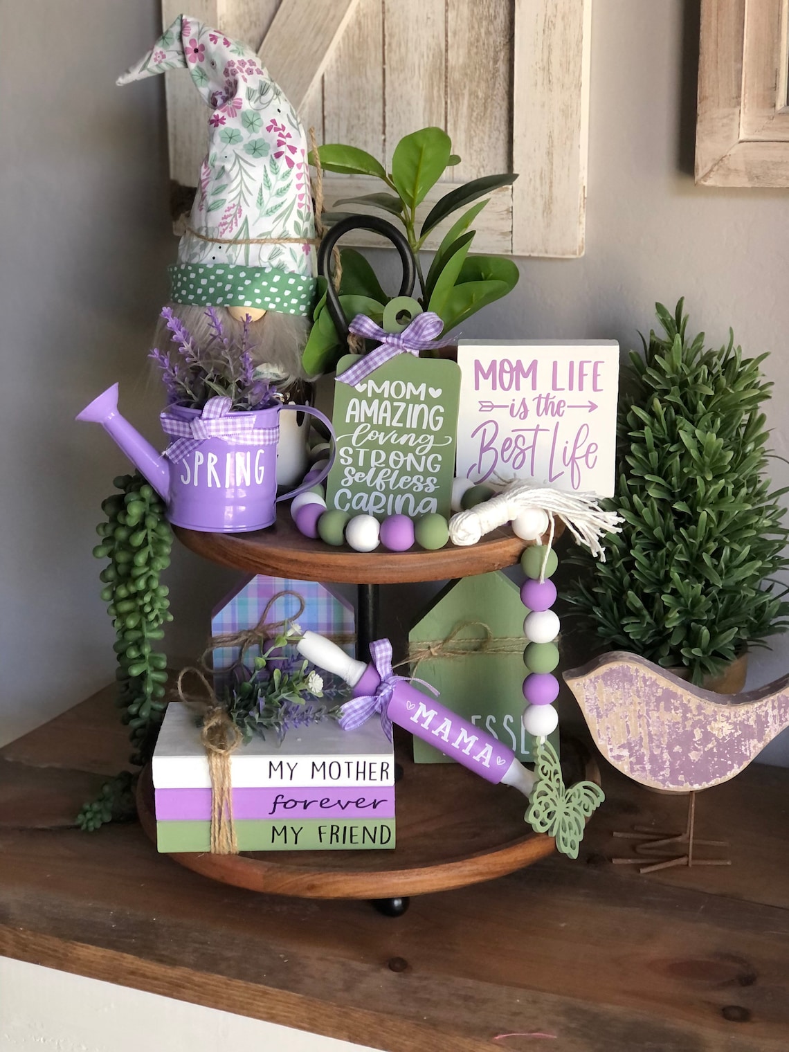 Mothers Day Decor Bundle Mothers Day Set of 3 Spring - Etsy