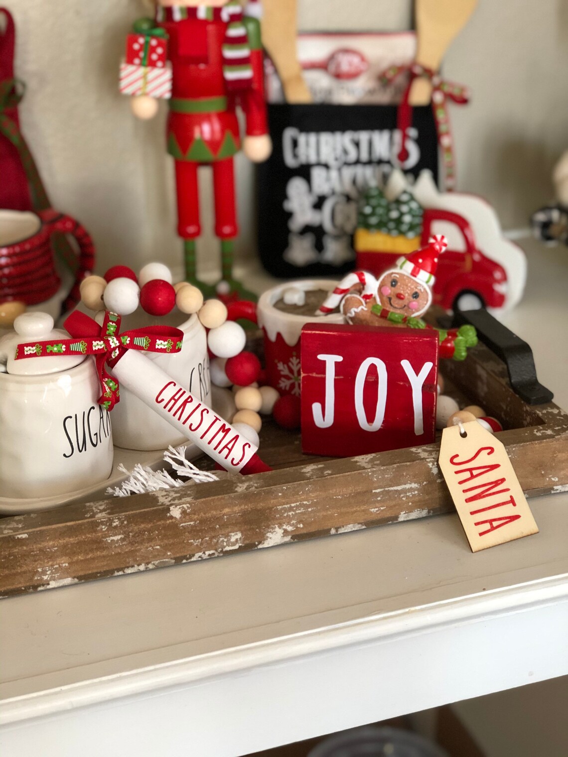 Christmas Decor Bundle Set of 3 Christmas Tiered Tray - Etsy Canada