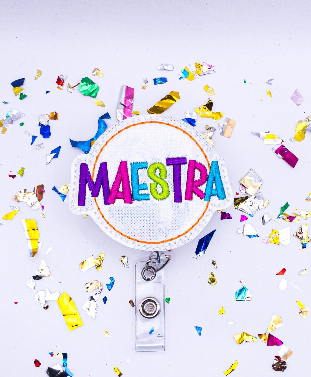 Maestra Badge Reel, Maestra Lanyard, Spanish Teacher Lanyard, Maestra ...