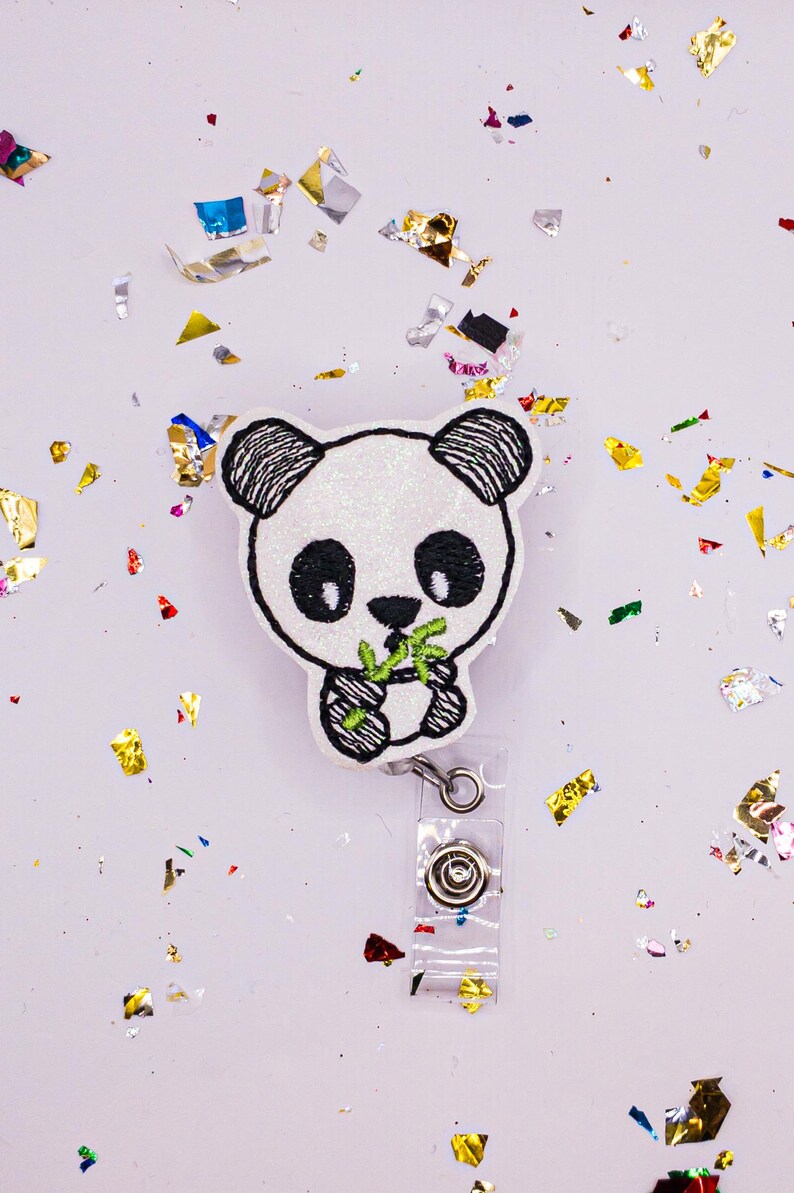 Panda Badge Reel, Bear Badge Reel, Zoo Badge Reel, Nurse Badge Reel ...