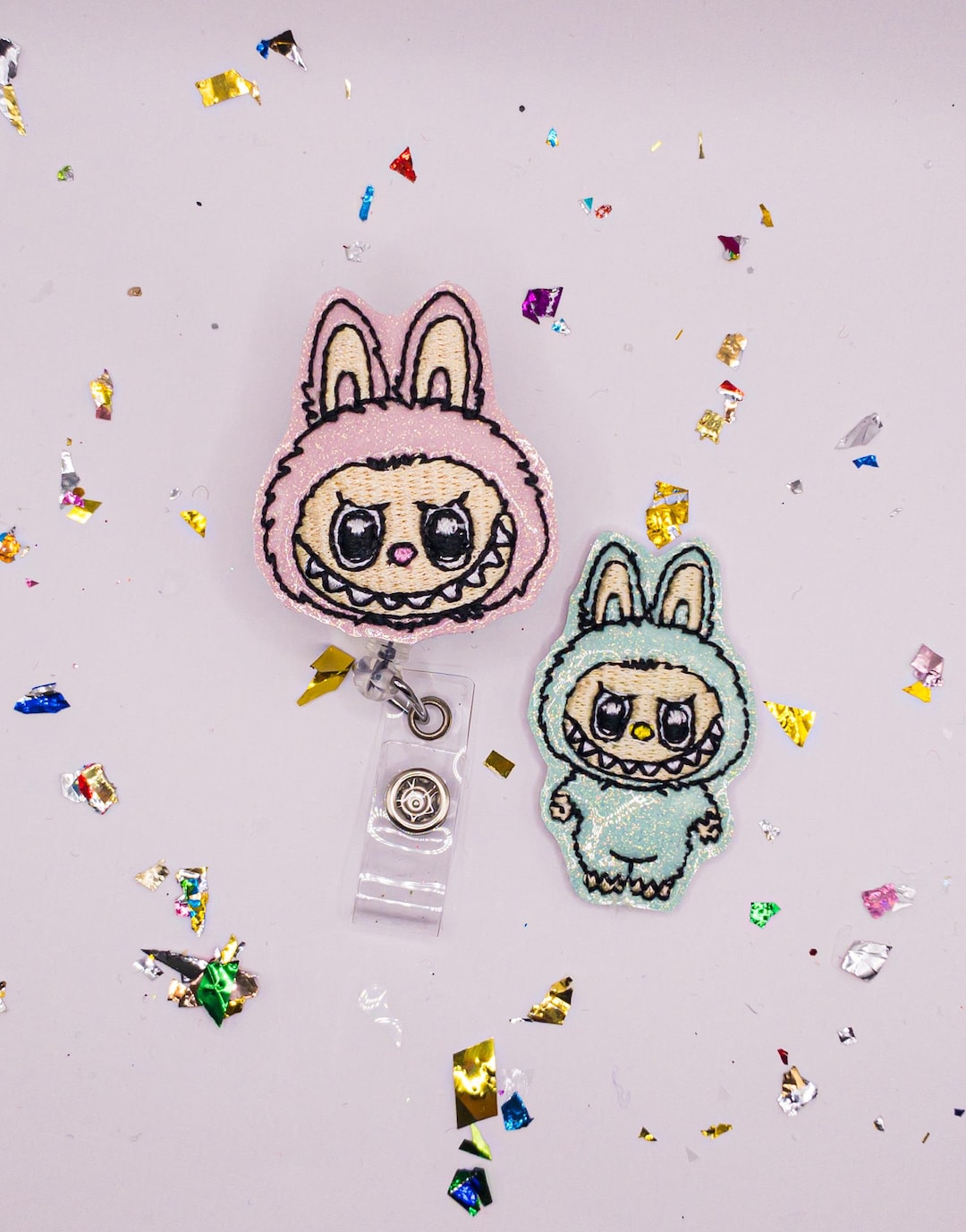 Labubu Badge Reel, Kawaii Badge Reel, Nurse Badge, Teacher Badge Reel ...