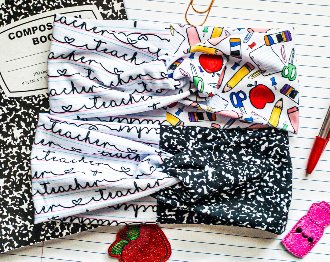 Teacher Headband, Back to School Headband, Teached Headwrap, Gift for ...