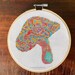 Trippy Mushroom Cross Stitch PDF Pattern Modern Hippy | Etsy