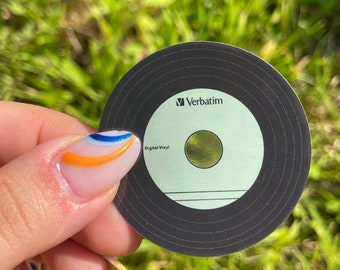 Vinyl Record Sticker Custom - Etsy