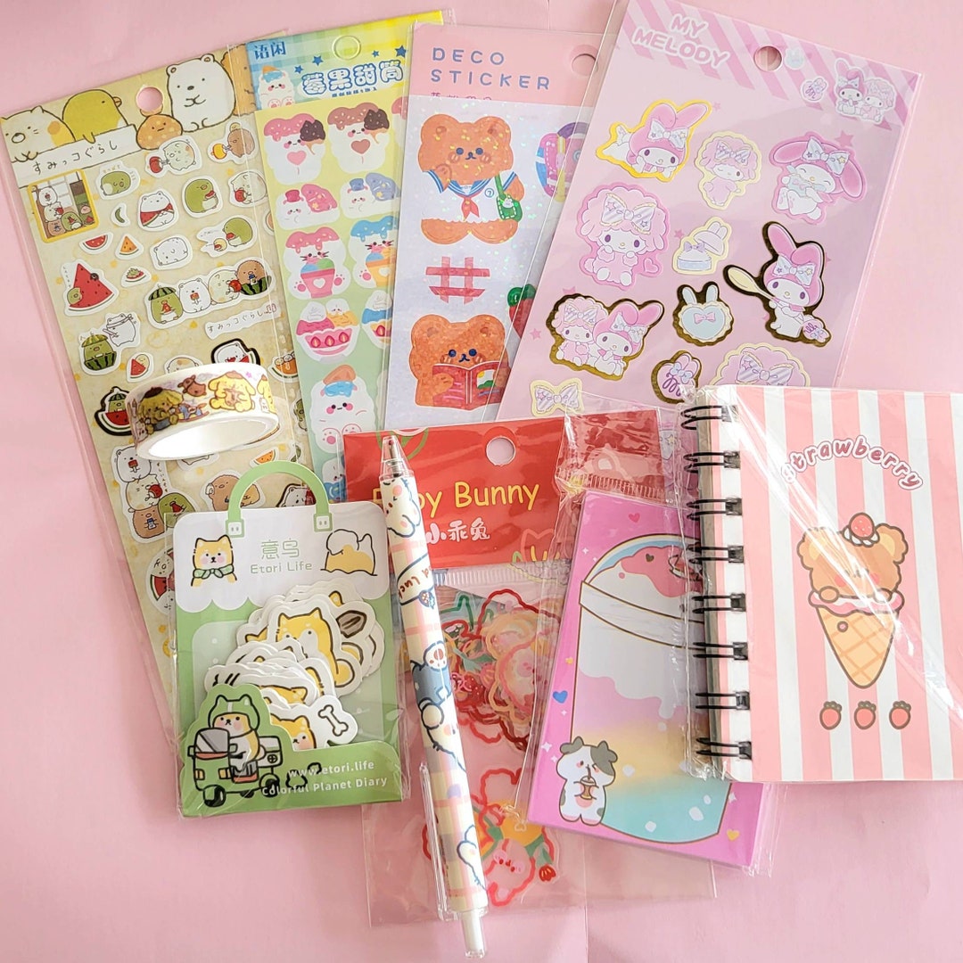 Stationery Grab Bags| Mystery Kawaii Stationery Sets| Cute Stationery ...