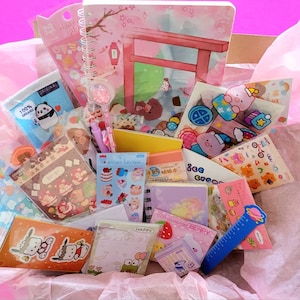 Cute Stationery Box| Kawaii Stationery Set| Cute Stationery Set| Back ...