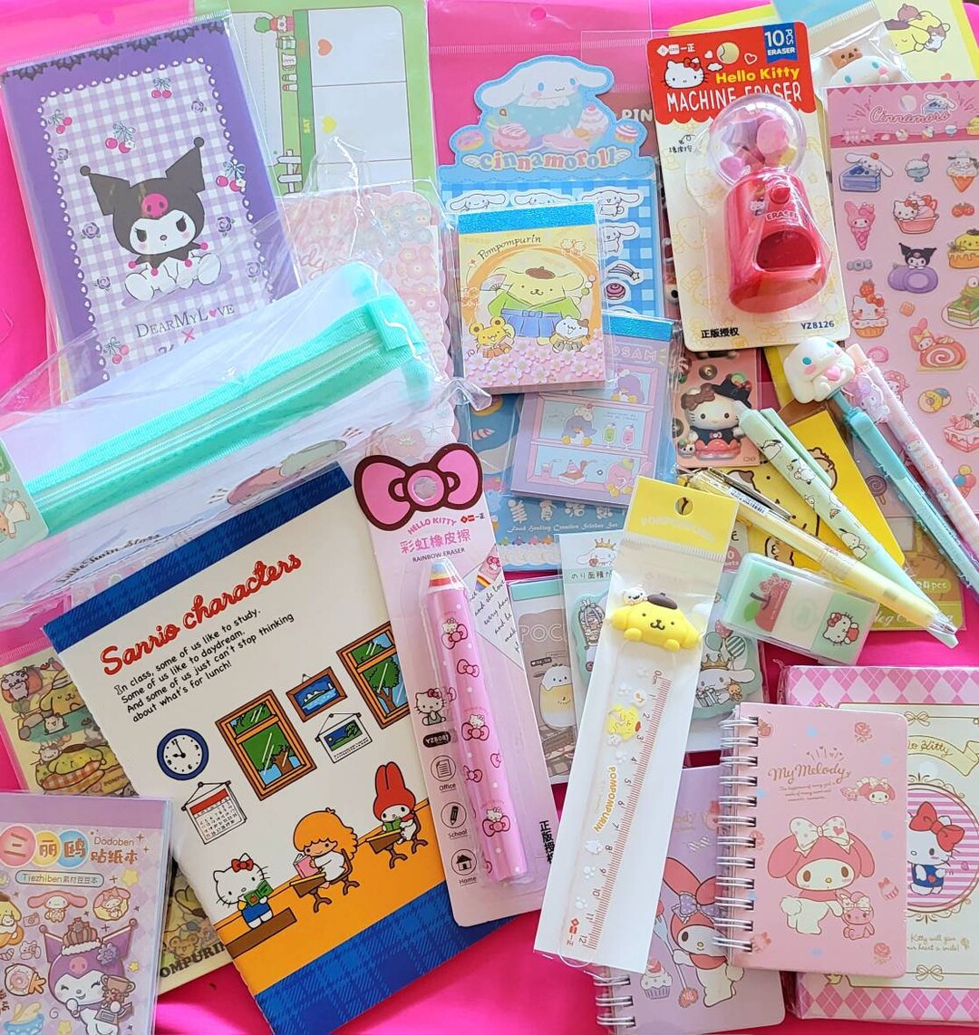 Kawaii Sanrio Mystery Box Set| Sanrio Stationery Gift Box| Sanrio ...