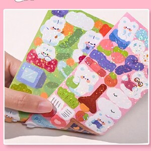 Huge Deco Polco Stickers Sheets Pack Cute Korean Stickers - Etsy