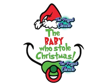 Baby Who Stole Christmas Png - Etsy