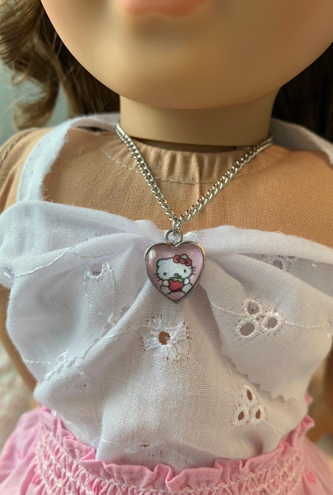 18 Inch Doll Hello Cat & Friends Necklace/ 18 Inch Doll Jewelry ...