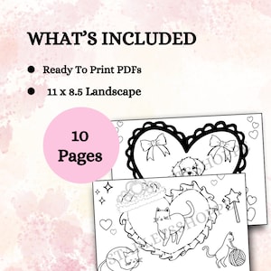 Coquette Coloring Pages for Adults and Teens/ 10 Pritntable Pdfs ...