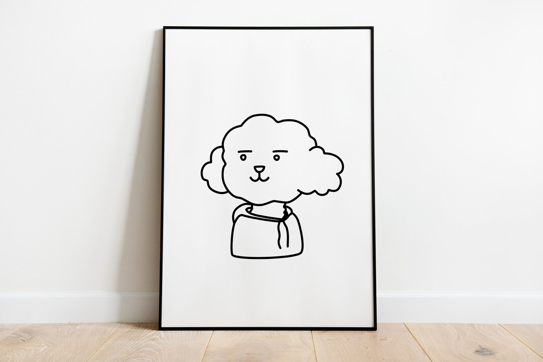 Dog's Name is Mongmong Dog Print Able Digital Download - Etsy