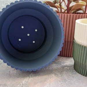 6 Inch Large Modern Handmade Minimalist Planter, Indoor Planter ...