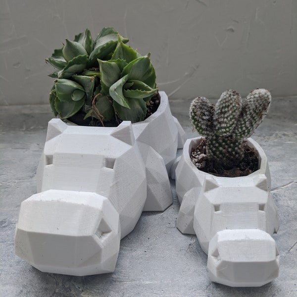 Hippopotamus Planter - Etsy