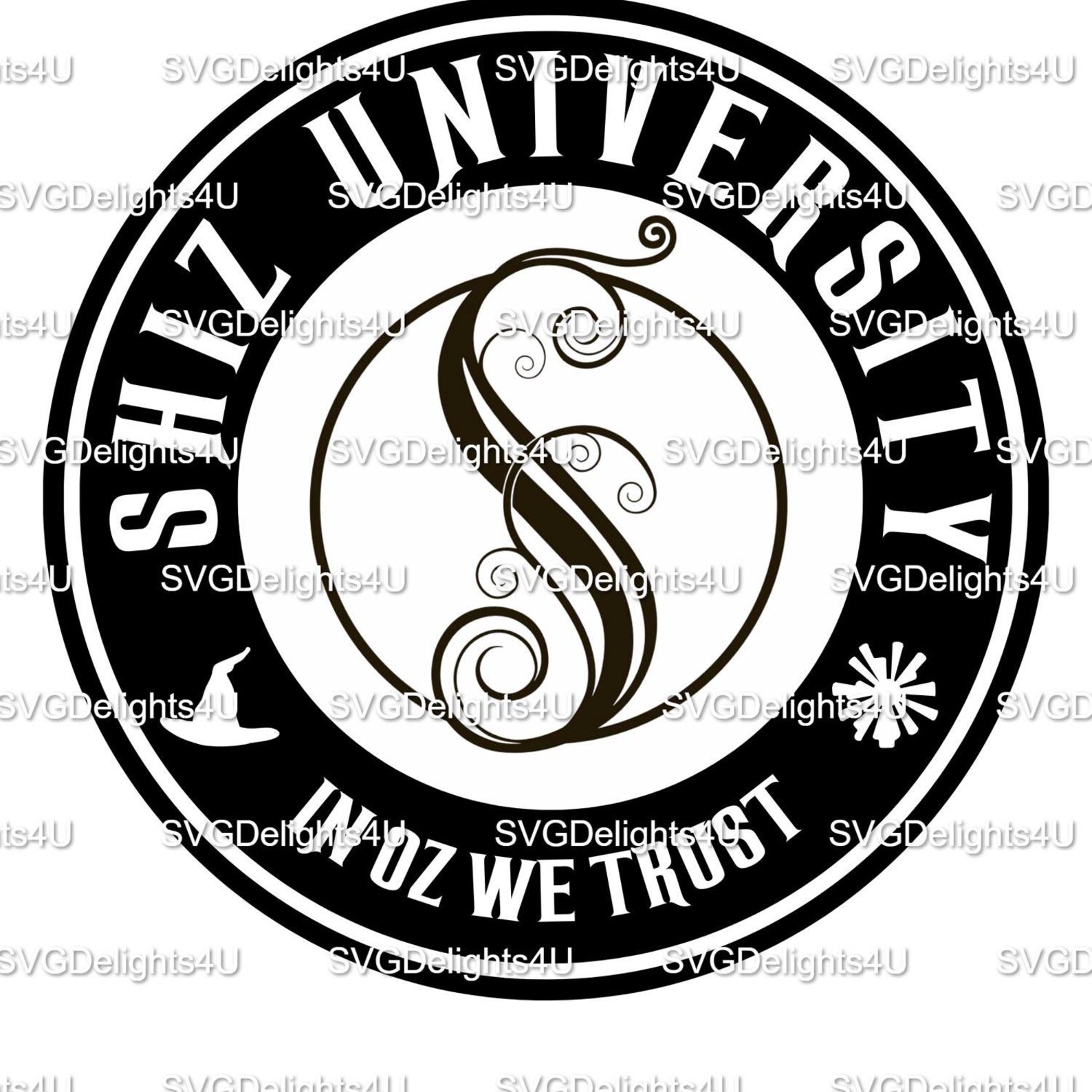 Shiz University in Oz We Trust Wicked Musical / Movie Logo SVG HD - Etsy