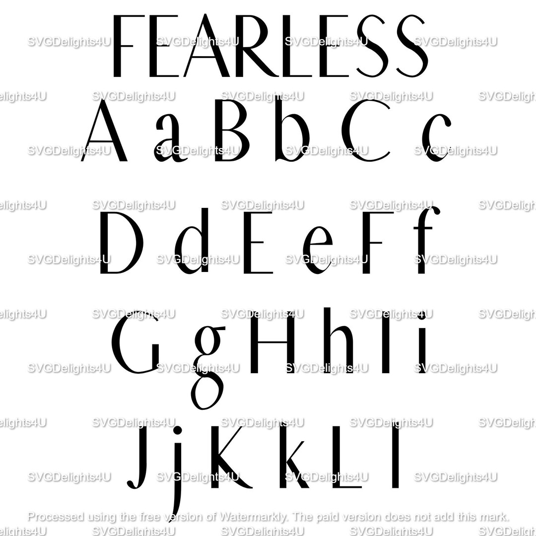 Taylor Swift Fearless Font SVG and TTF Full Alphabet, Numbers, and ...