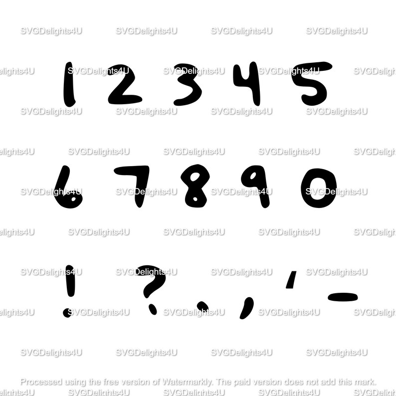 Taylor Swift 1989 Font SVG Full Alphabet, Numbers, and Special ...