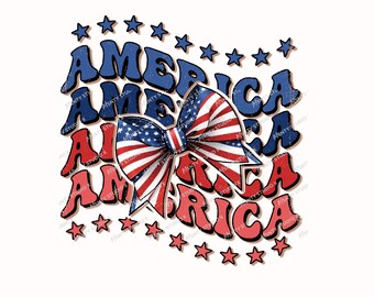 Coquette American Flag Png, 4th of July Sublimation, America Png, 4th ...
