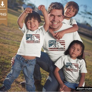 Dad Life American Flag PNG: 4th of July Sublimation (digital Download ...