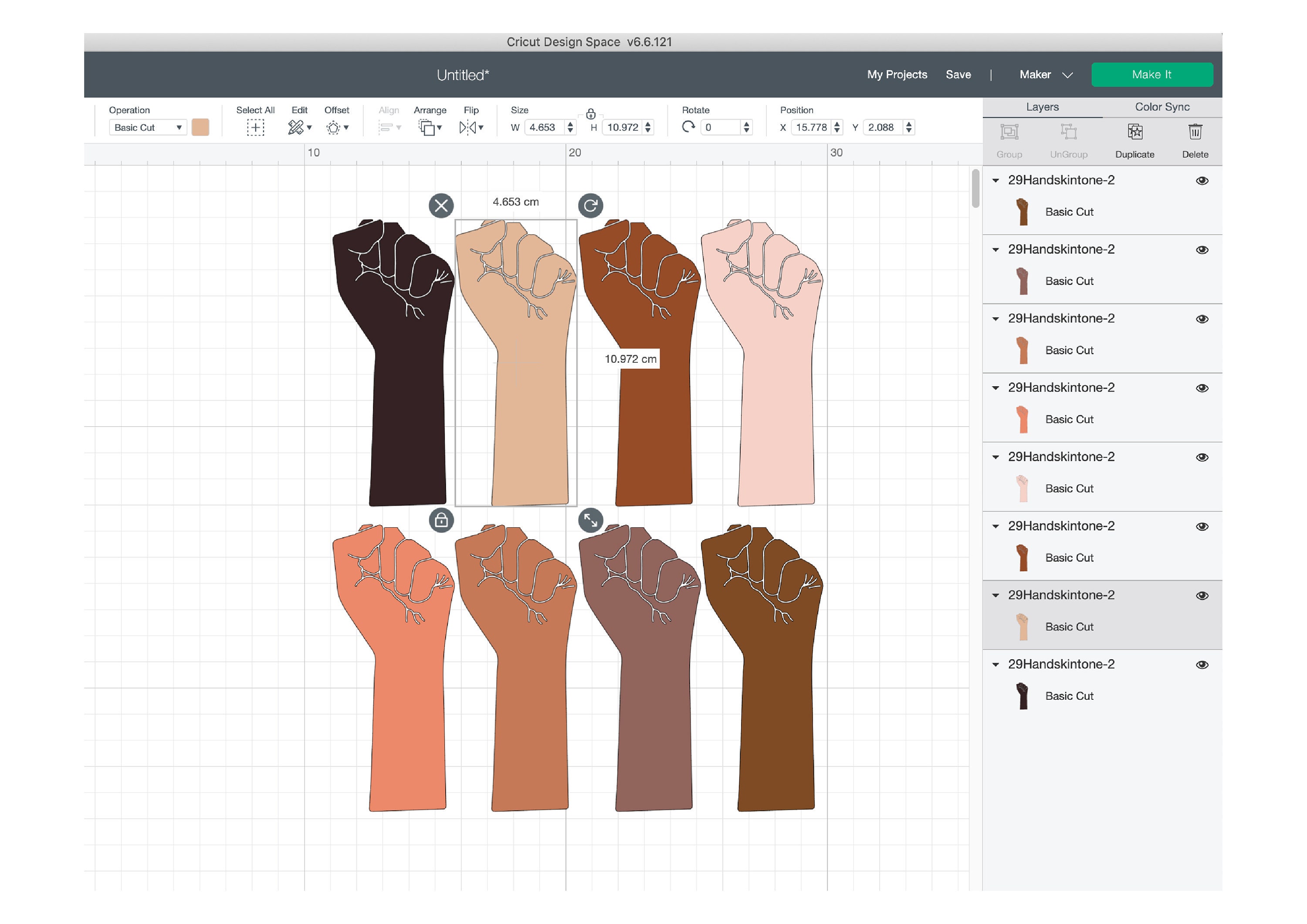 Skin Tone Hand Symbol of Language SVG Black Lives Matter SVG | Etsy