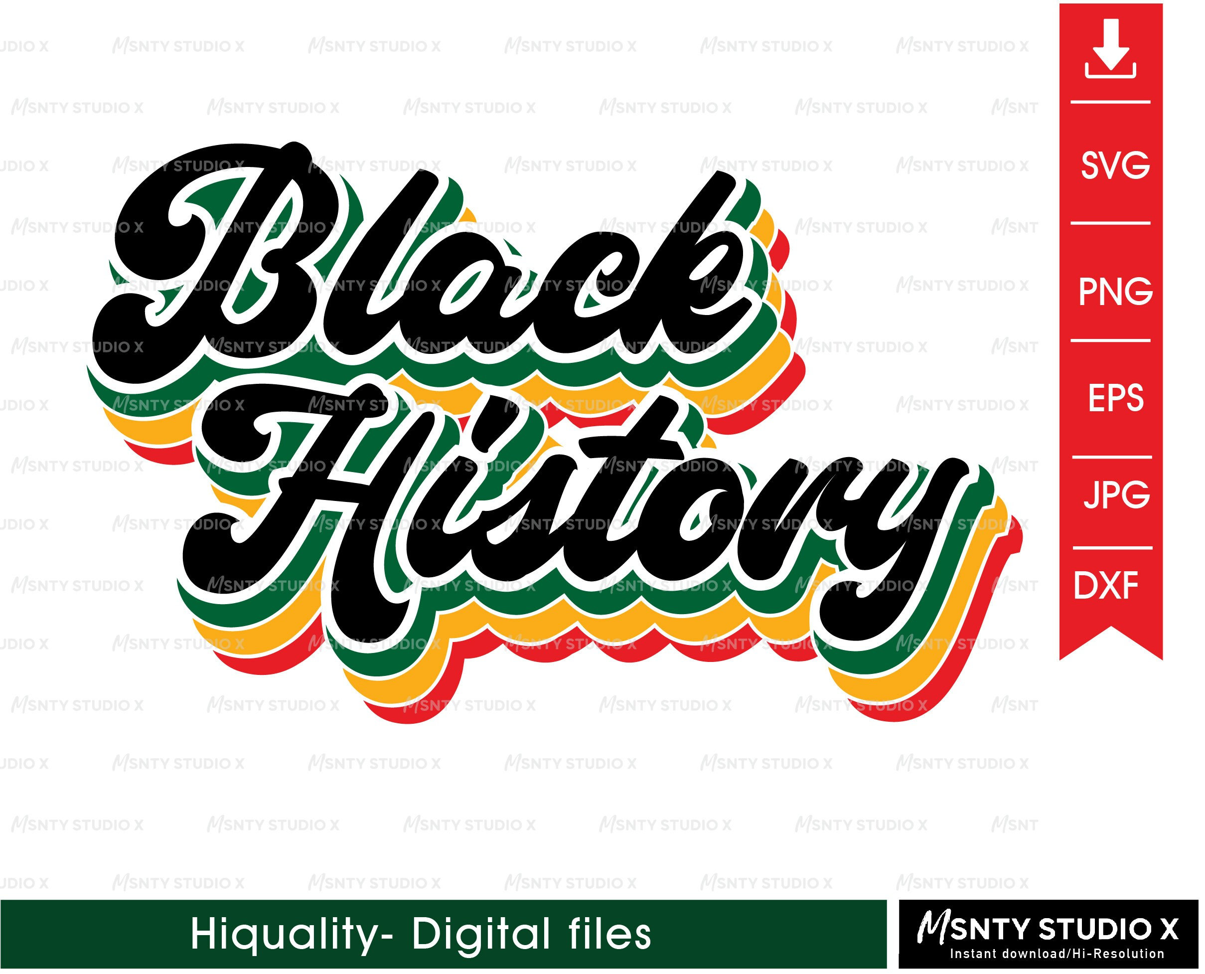 Black History SVG Black History Monthblack History Retro | Etsy