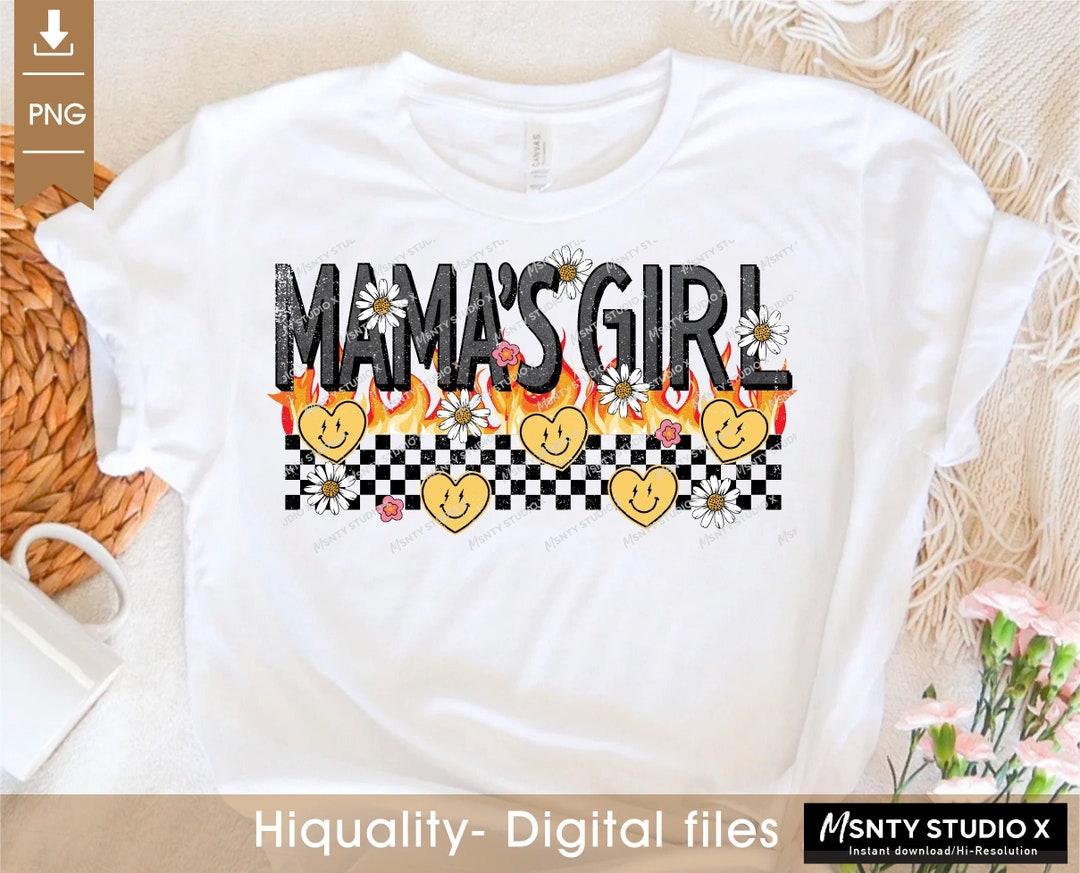 Mama’s Girl PNG Sublimation Design ,little Girl Png, Girl Sublimation ...