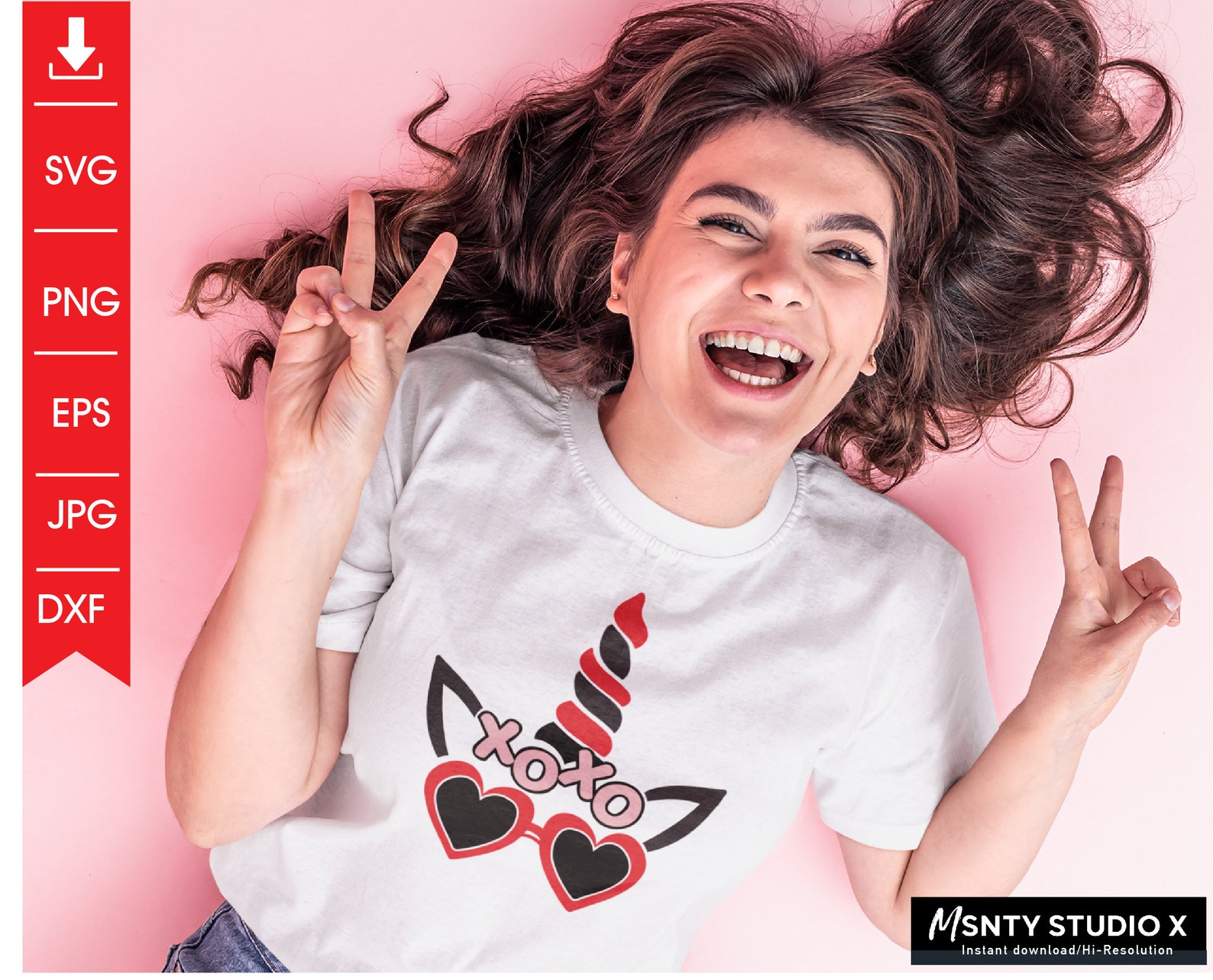 Valentine Unicorn Bundle Svgunicorn Face Svg Valentine Heart - Etsy