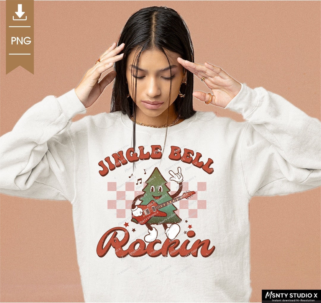 Jingle Bell Rockin PNG Sublimations Design, Christmas Shirt Design ...