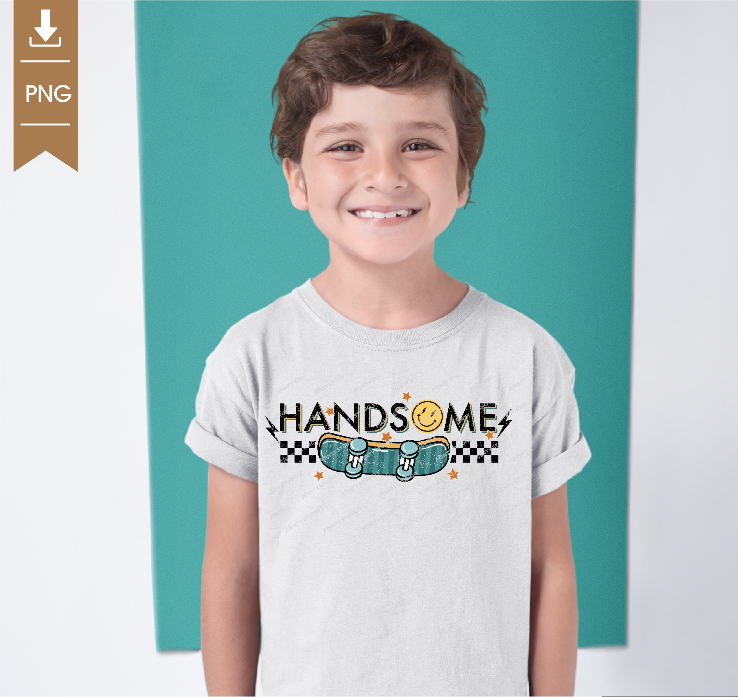 Handsome PNG Boy Sublimation Design Skateboard Png Little - Etsy