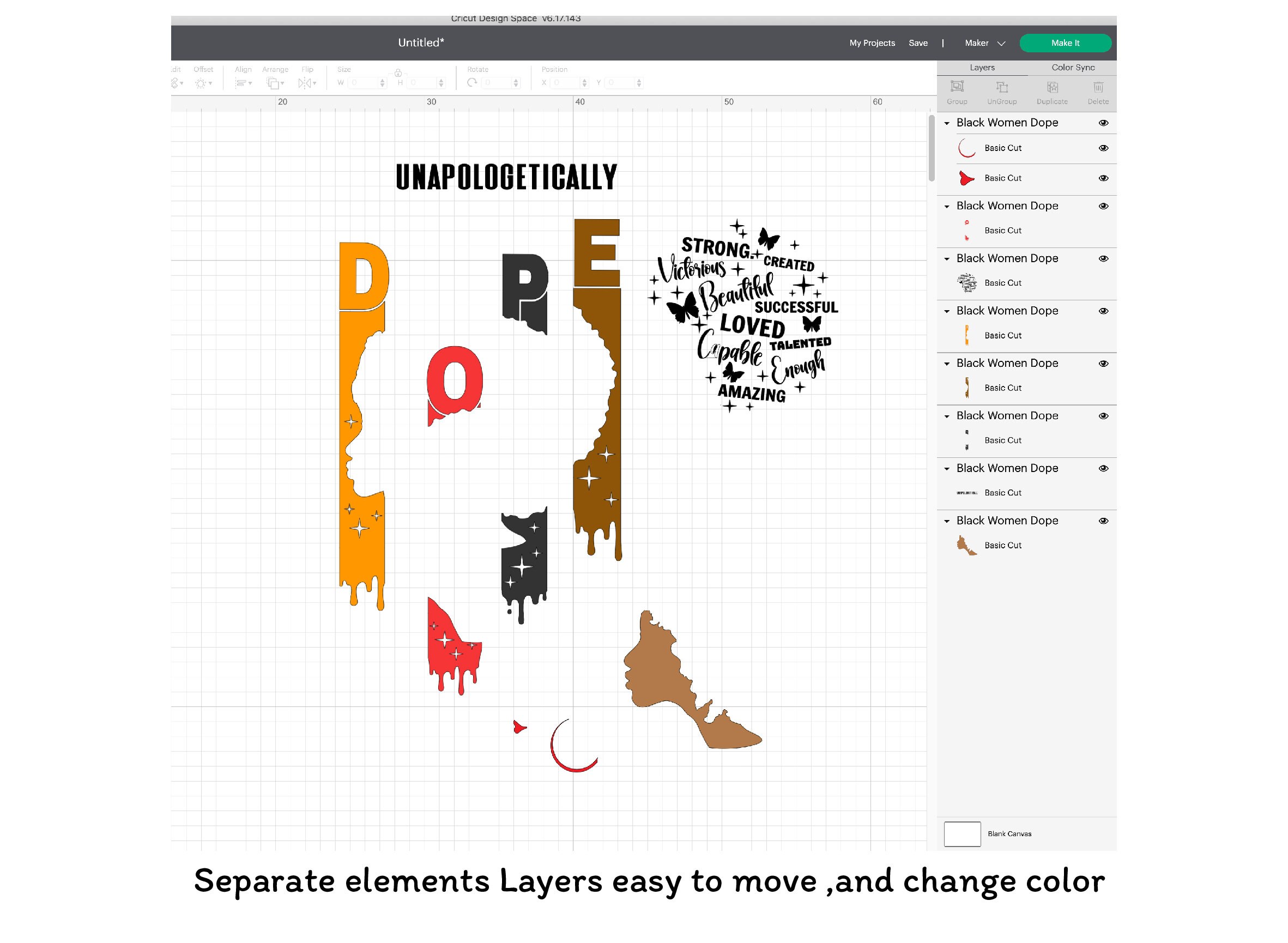 Black Woman Sublimation SVG Unapologetically Dope June Girl | Etsy