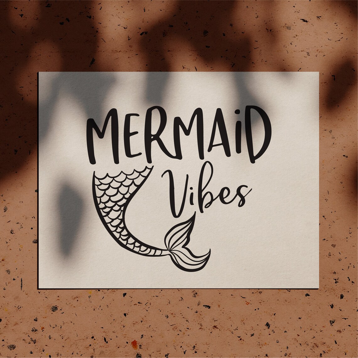 Mermaid Vibes Svg File for Cricut mermaid Svg Silhouette Cut - Etsy