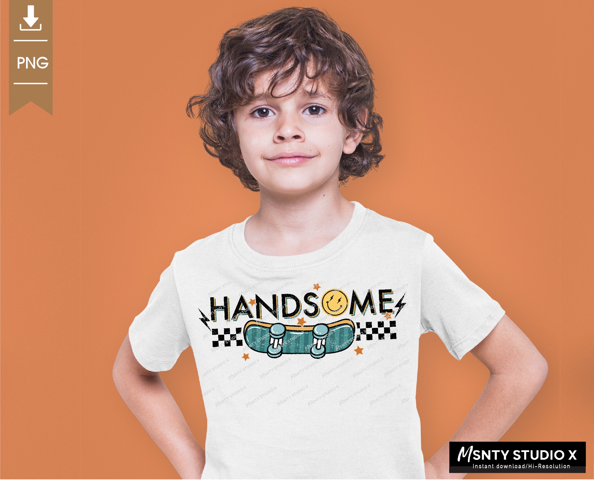 Handsome PNG Boy Sublimation Design Skateboard Png Little - Etsy