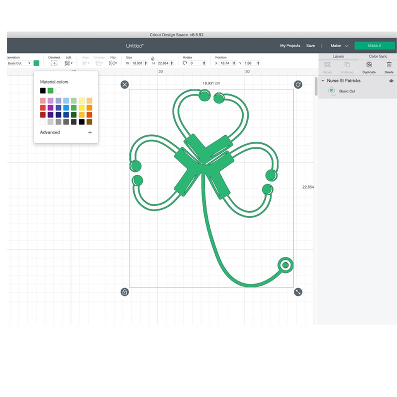 Nurse St. Patrick's Day SVG Stethoscope SVG Shamrock | Etsy