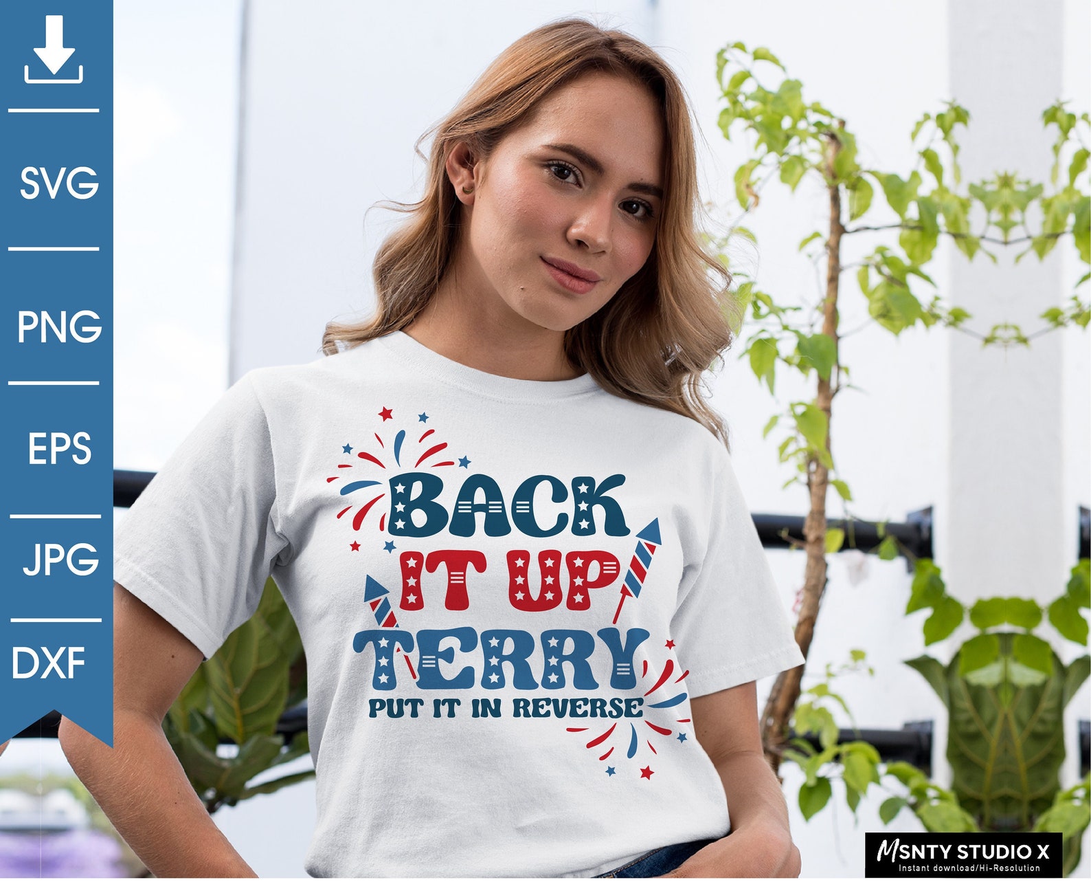 Back It up Terry SVG Put It in Reverse Svg 4th of July Svg - Etsy