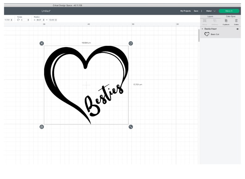 Besties Heart Svg best Friend Svg Hand Drawn Heart Svg Best - Etsy