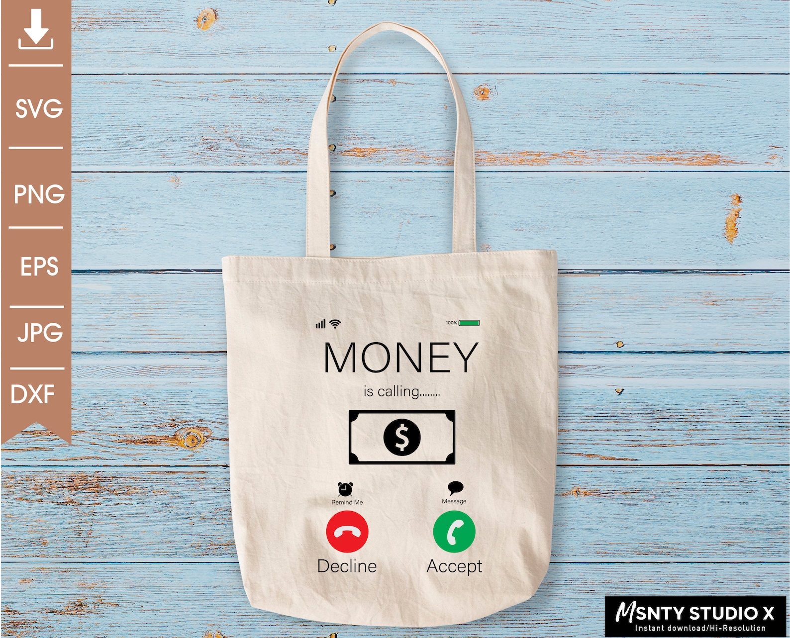Money is Calling Svg incoming Call Money SVG Funny T-shirt - Etsy