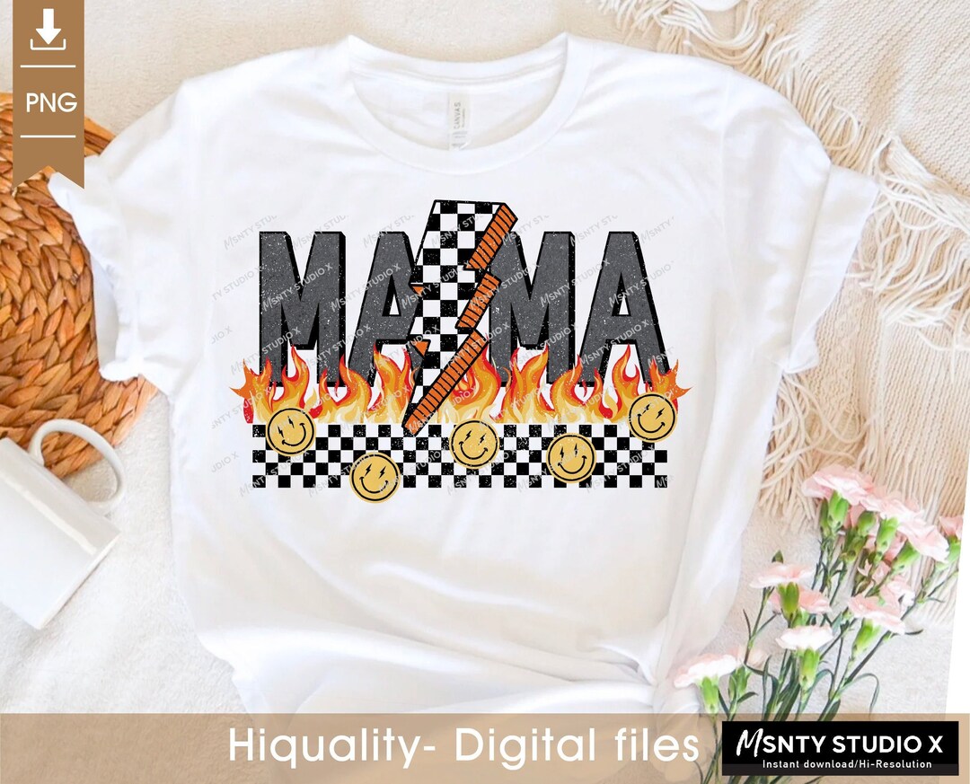 Rocker Mama PNG , Summer Mama Png, Hot Mama Png, Retro Mama Png, Mama ...