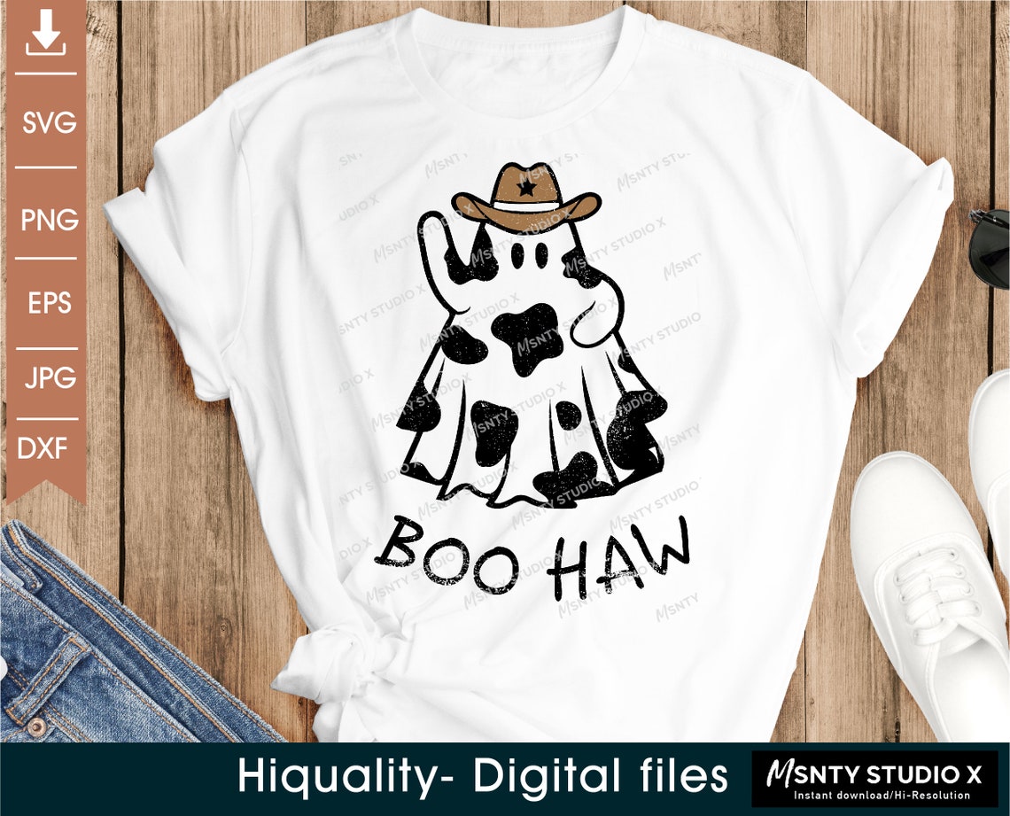 Western Ghost Svgboo Haw Svg Wild West Halloween Costume - Etsy