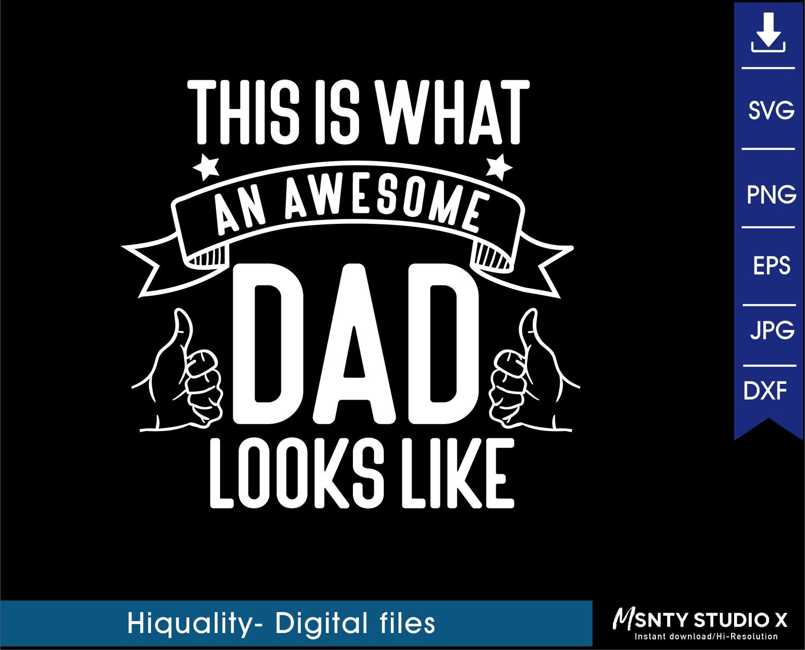 Awesome Dad SVG Father's Day Svg Dad Svgfamily Svg - Etsy